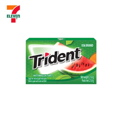 Gum Trident Vị Dưa Hấu 21.6g Trident | Giao gấp từ 7-Eleven gần nhất ...