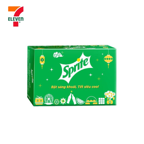 Thùng 24 lon Sprite Sleek Lon 320ml Sprite | Giao gấp từ 7-Eleven gần ...