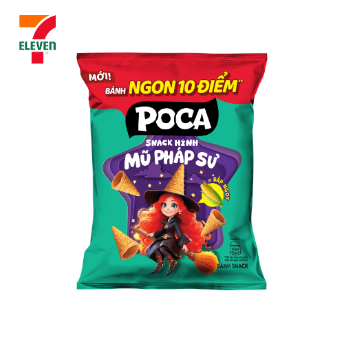 Snack Poca Mũ Pháp Sư Vị Bắp Ngọt 58g Poca | Giao gấp từ 7-Eleven gần ...