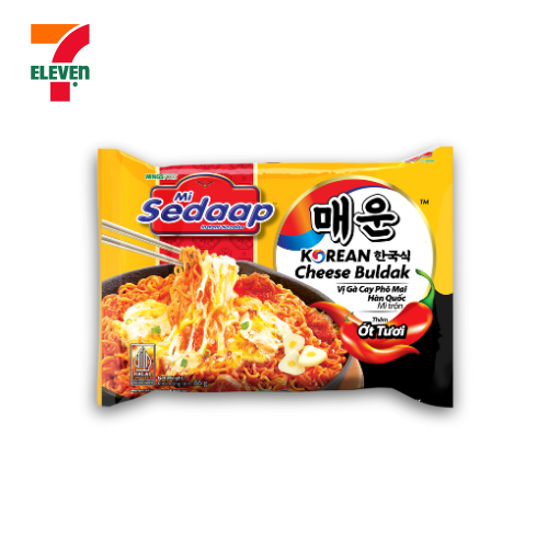 Mì Trộn Sedaap Vị Gà Cay Phô Mai 86g Sedaap | Giao gấp từ 7-Eleven gần nhất (24 trên 7)